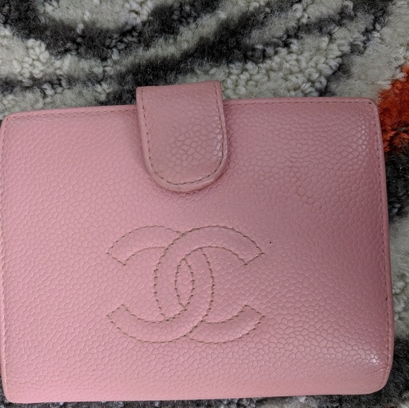 CHANEL | Bags | Chanel Pink Wallet | Poshmark